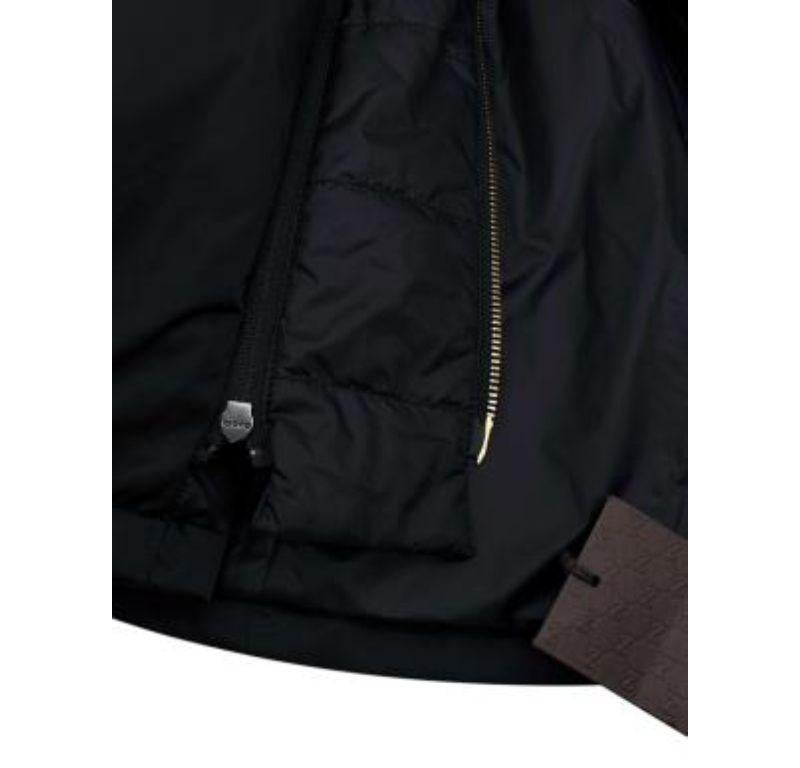 Gucci Black Nylon Double Layer Jacket For Sale at 1stDibs