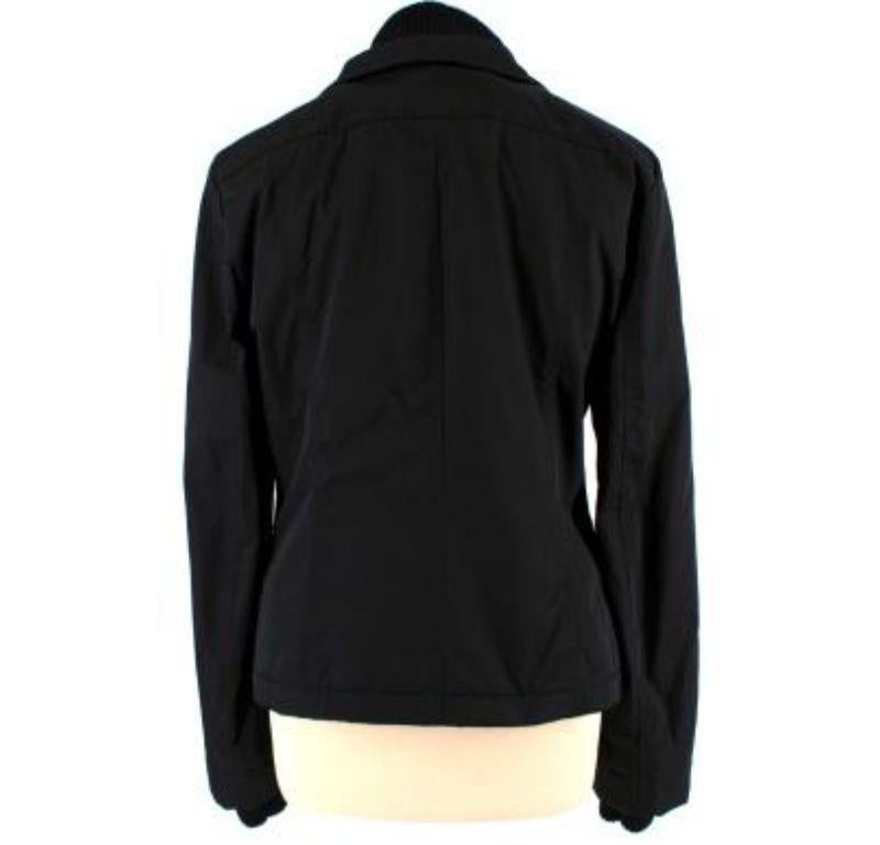 Gucci Black Nylon Double Layer Jacket For Sale at 1stDibs
