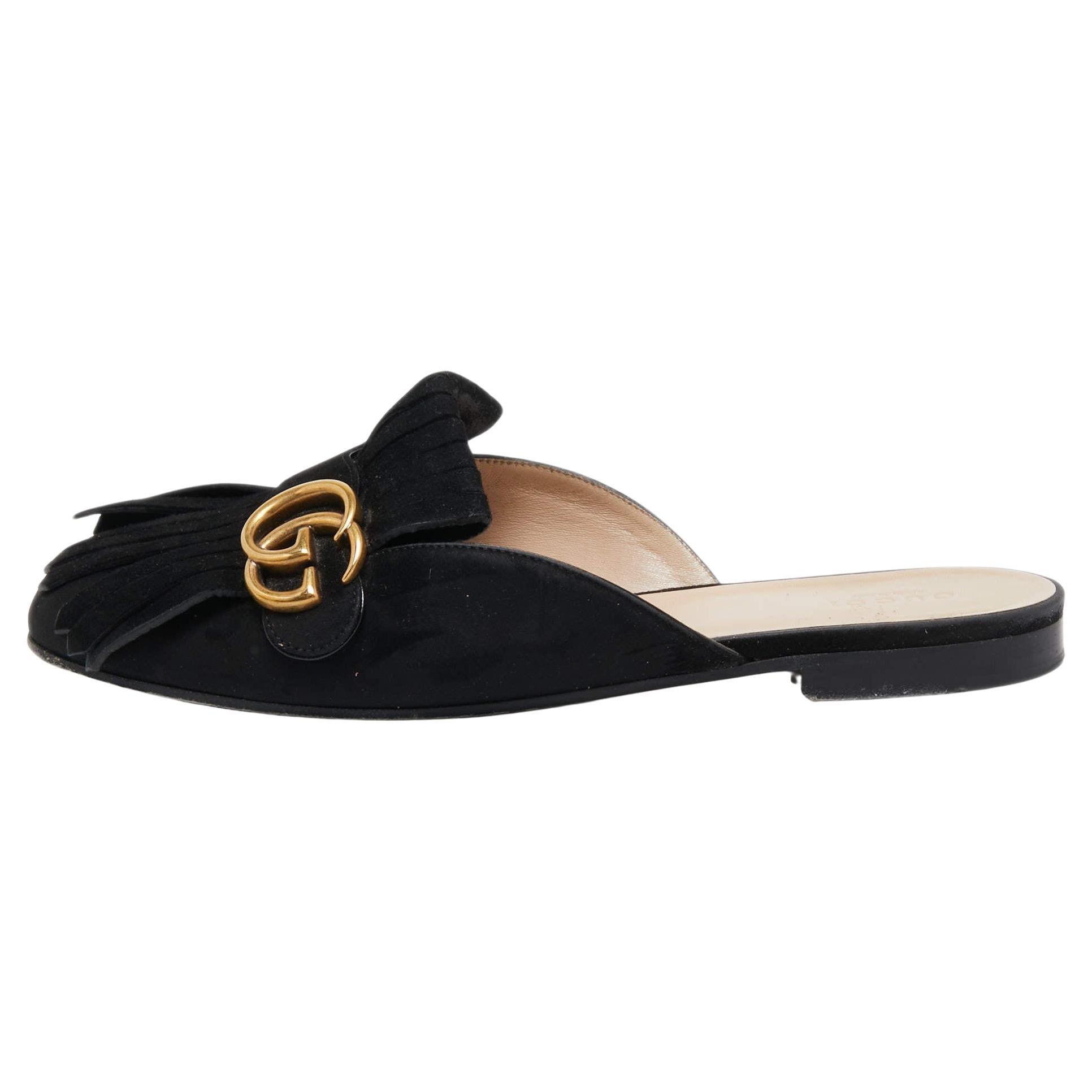 Gucci Logo Mules - 3 For Sale on 1stDibs