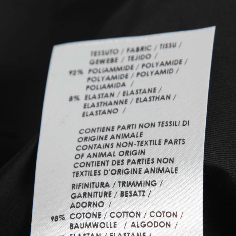 Gucci Black Synthetic Puffer Zip Jacket M at 1stDibs