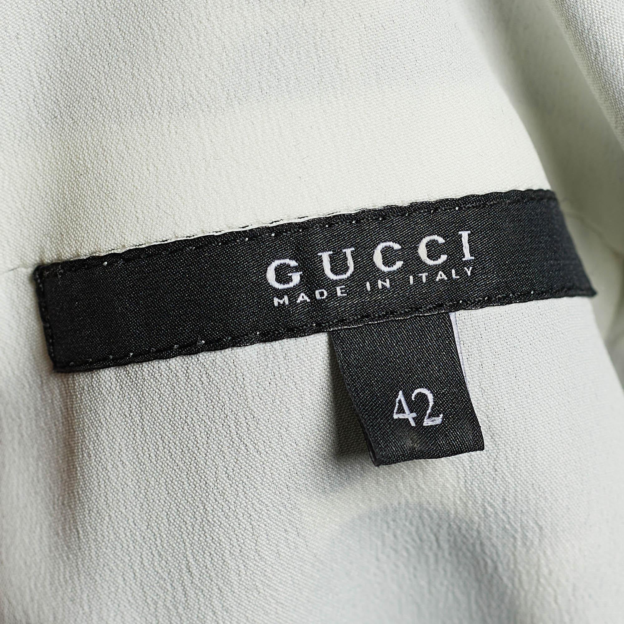 Gucci Black/White Polka Dot Print Dress M For Sale at 1stDibs | gucci ...