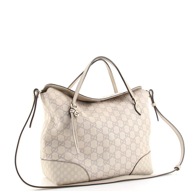 Gucci Bree Convertible Top Handle Bag Guccissima Leather Medium at 1stDibs