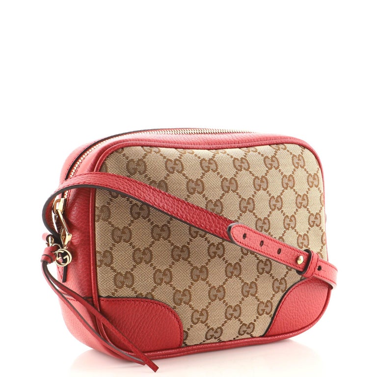 Gucci Bree Disco Crossbody Bag (Outlet) GG Canvas Mini For Sale at 1stDibs