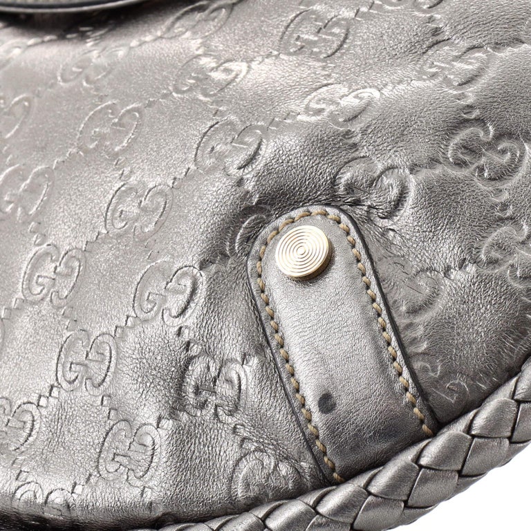 Gucci Britt Tassel Flap Bag Guccissima Leather Medium at 1stDibs