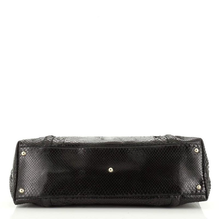 Gucci Britt Tote Python Medium at 1stDibs