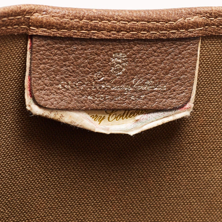 Gucci Brown/Beige GG Supreme Canvas Web Tote For Sale at 1stDibs
