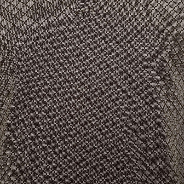 Gucci Brown Cotton Pique Polo T-Shirt M For Sale at 1stDibs