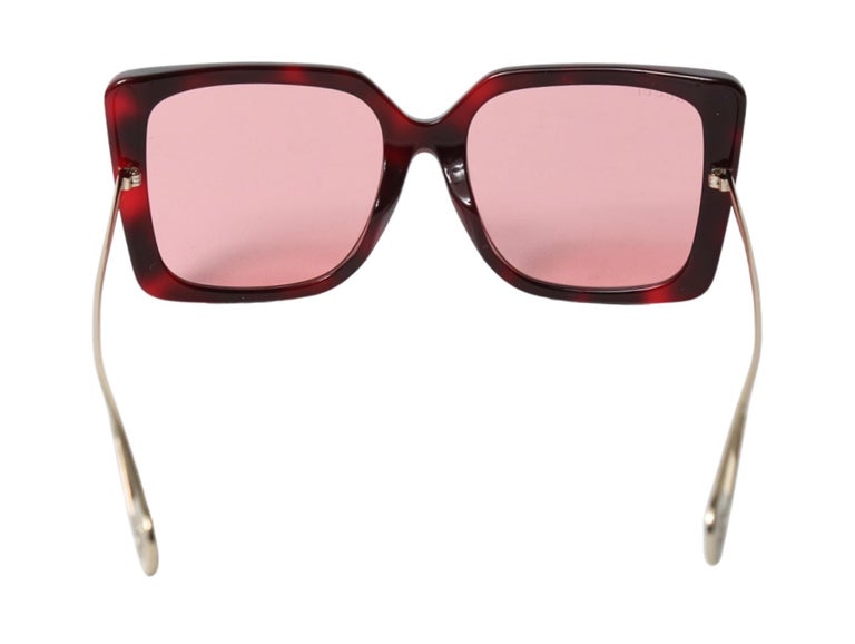 GUCCI BROWN GG MONO Sunglasses For Sale at 1stDibs