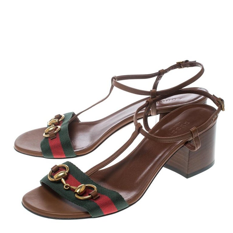 Gucci T Strap Sandals