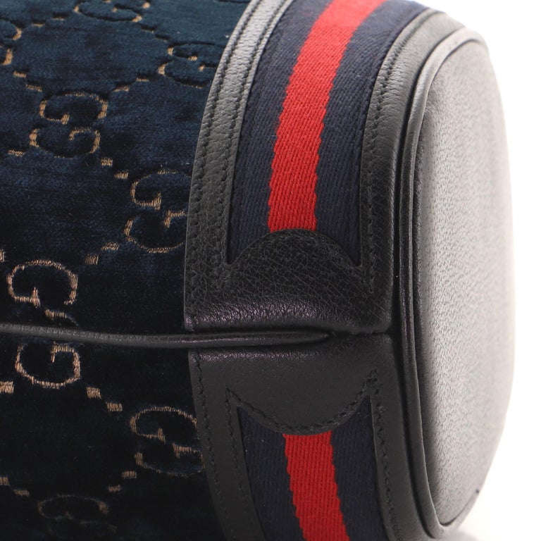 Gucci Bucket Bag GG Velvet Medium For Sale at 1stDibs