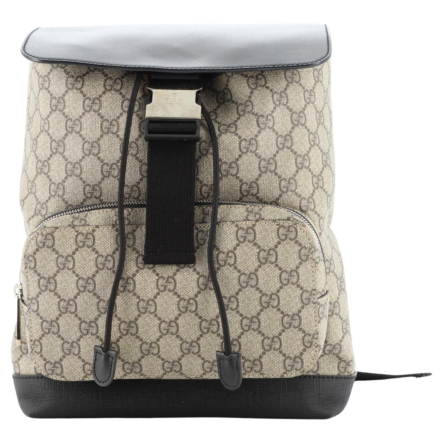 Gucci Zip Pocket Backpack Tian Print GG Coated Canvas Medium at 1stDibs ...