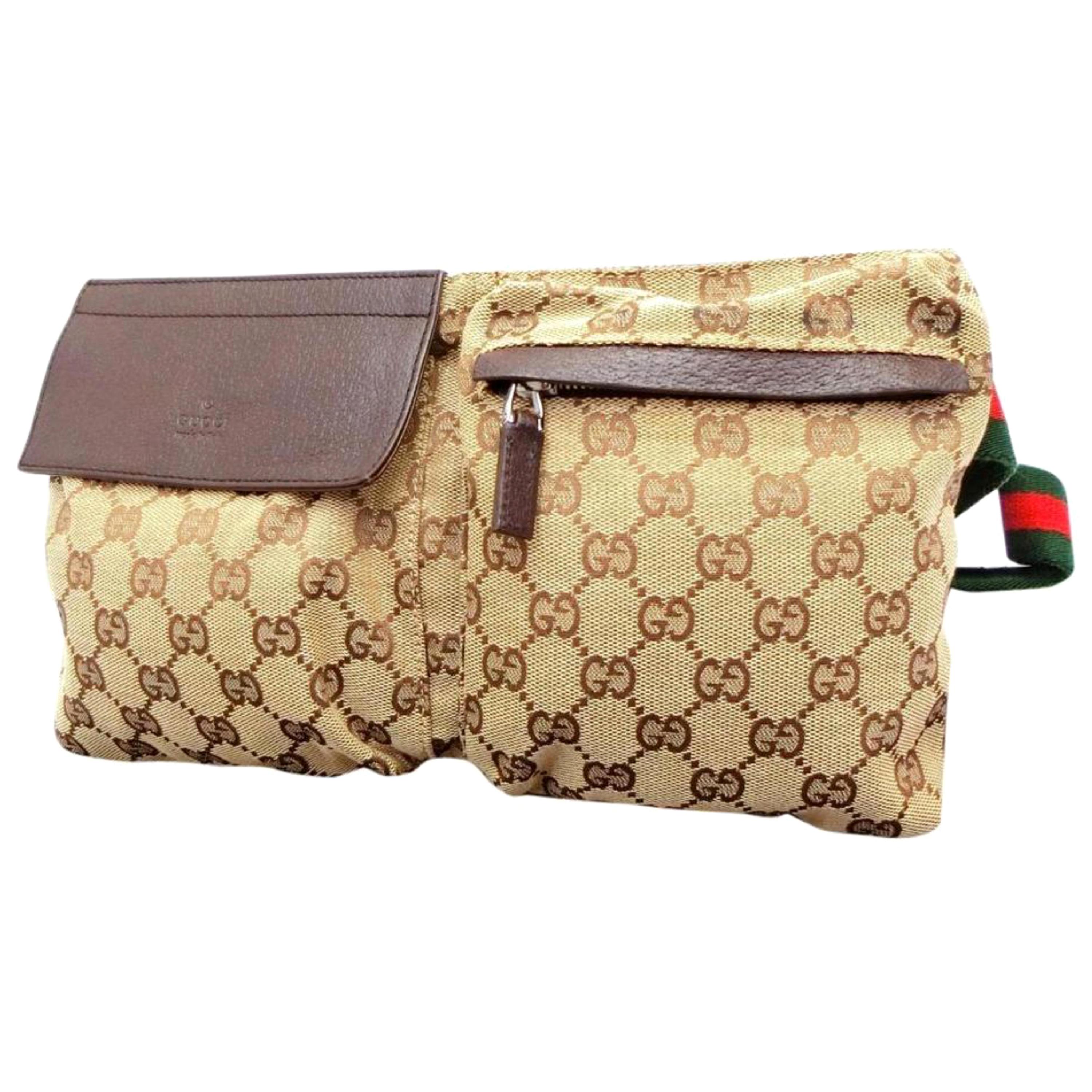 Gucci Web Belt Bag - 7 For Sale on 1stDibs