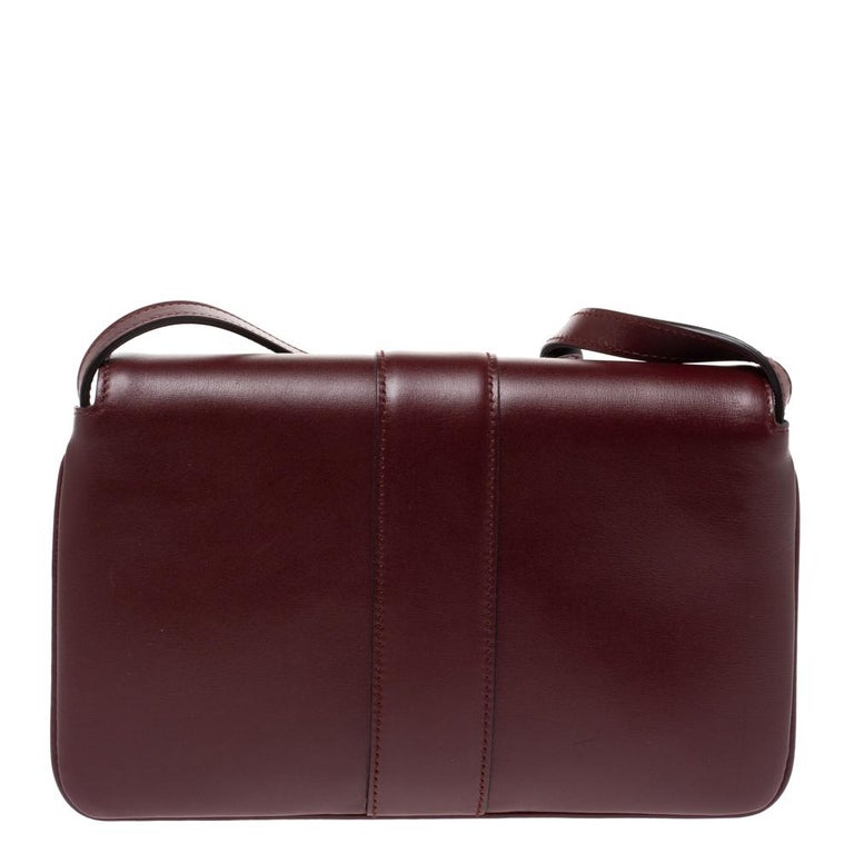 Gucci Burgundy Leather Small Arli Shoulder Bag at 1stDibs | burgundy ...