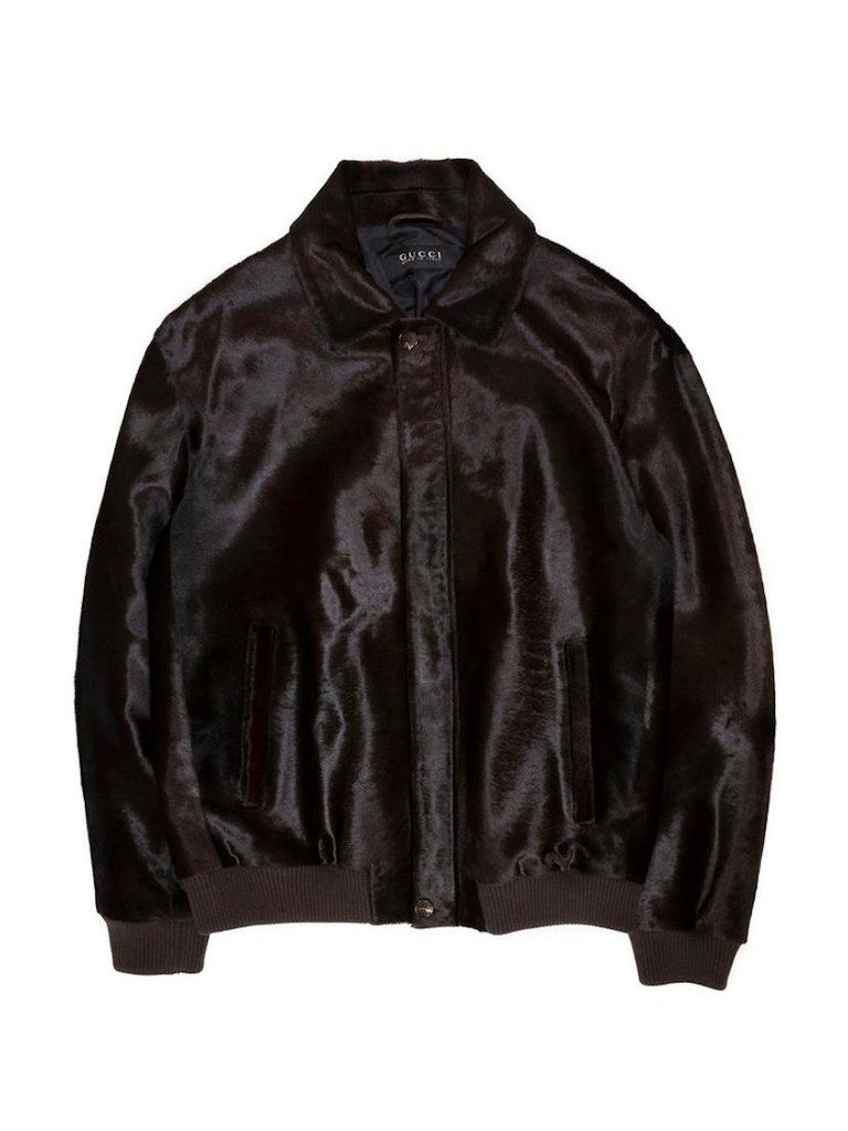 Gucci by Tom Ford AW2004 Pony Hair Jacket at 1stDibs