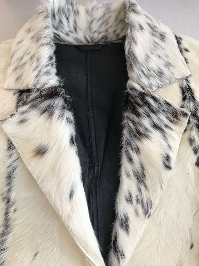 Gucci by Tom Ford Creme Pony Hair Jacket at 1stDibs