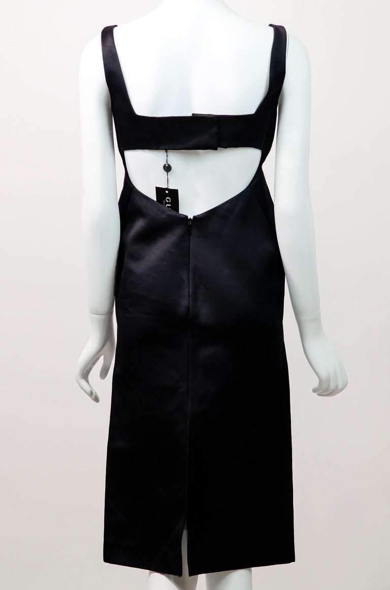 GUCCI BY TOM FORD F/W 2001 Runway Satin Dress - With Original Tags For ...
