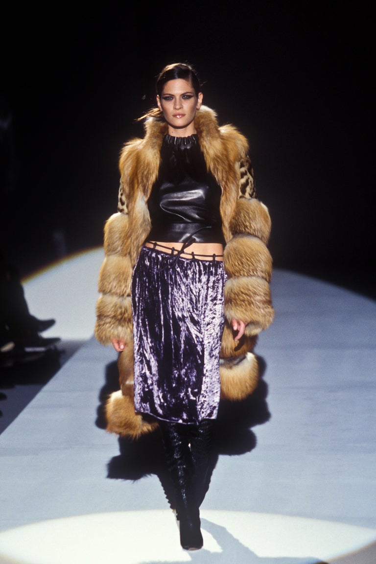 Gucci by Tom Ford fur jacket, fw 1999 For Sale at 1stDibs