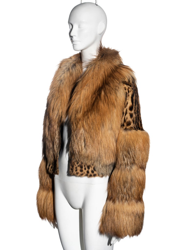 Gucci by Tom Ford fur jacket, fw 1999 For Sale at 1stDibs