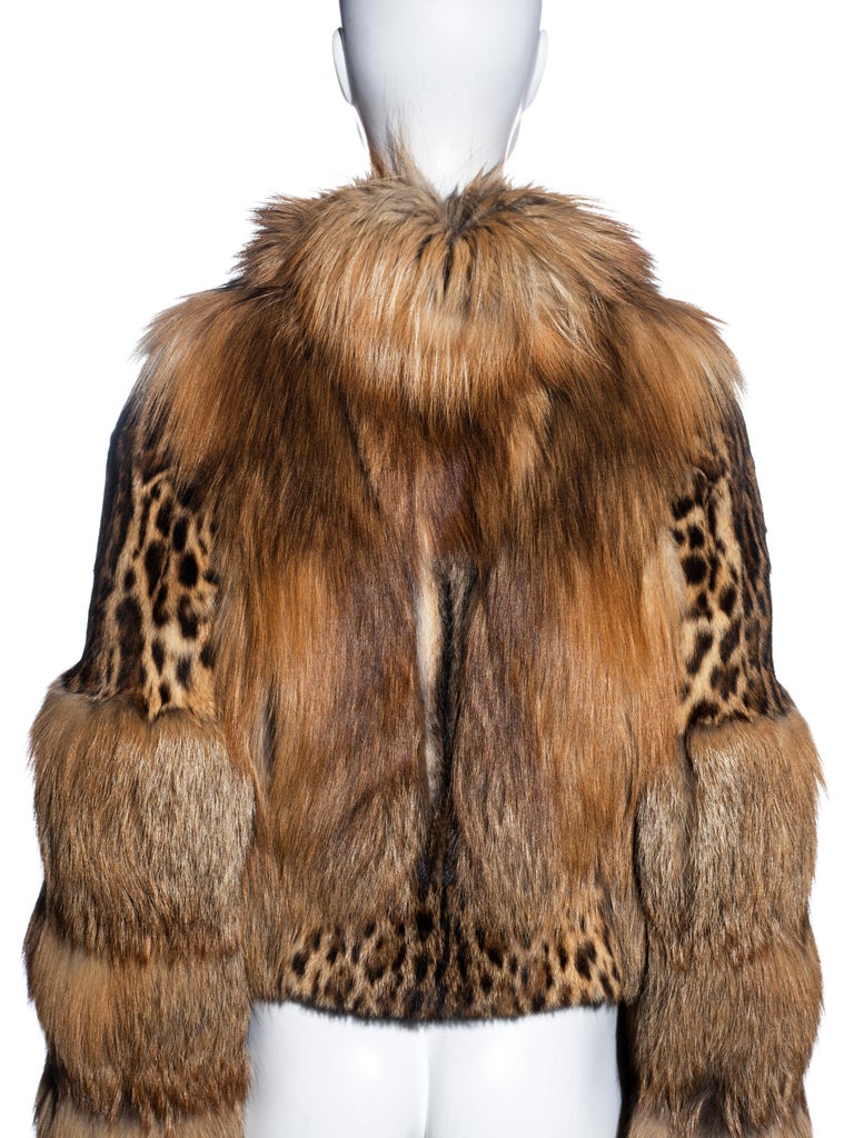 Gucci by Tom Ford fur jacket, fw 1999 For Sale at 1stDibs