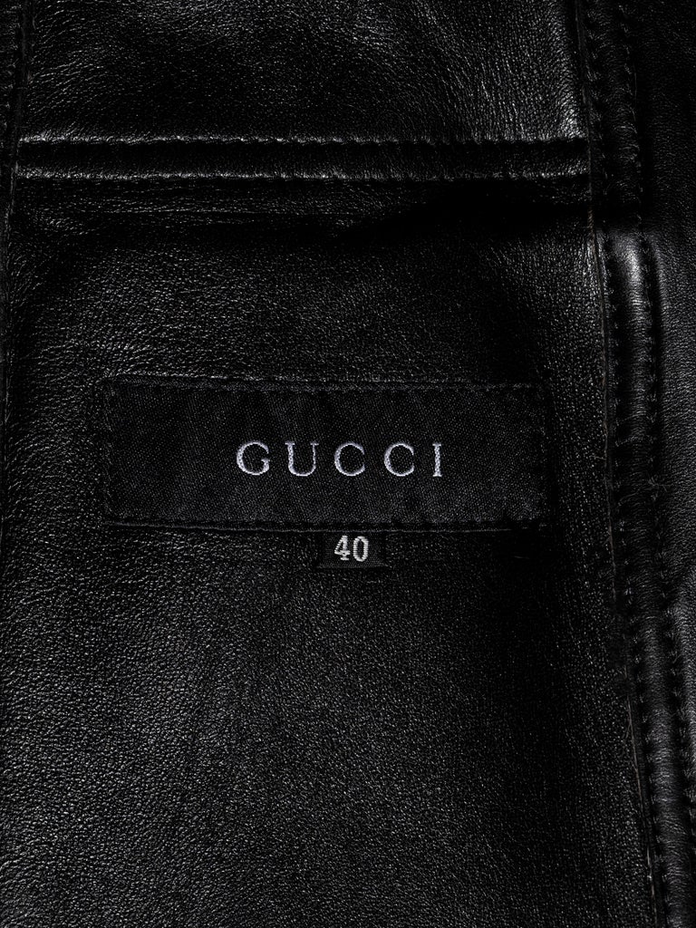 Gucci by Tom Ford leopard print rabbit fur jacket, fw 1999 For Sale at ...