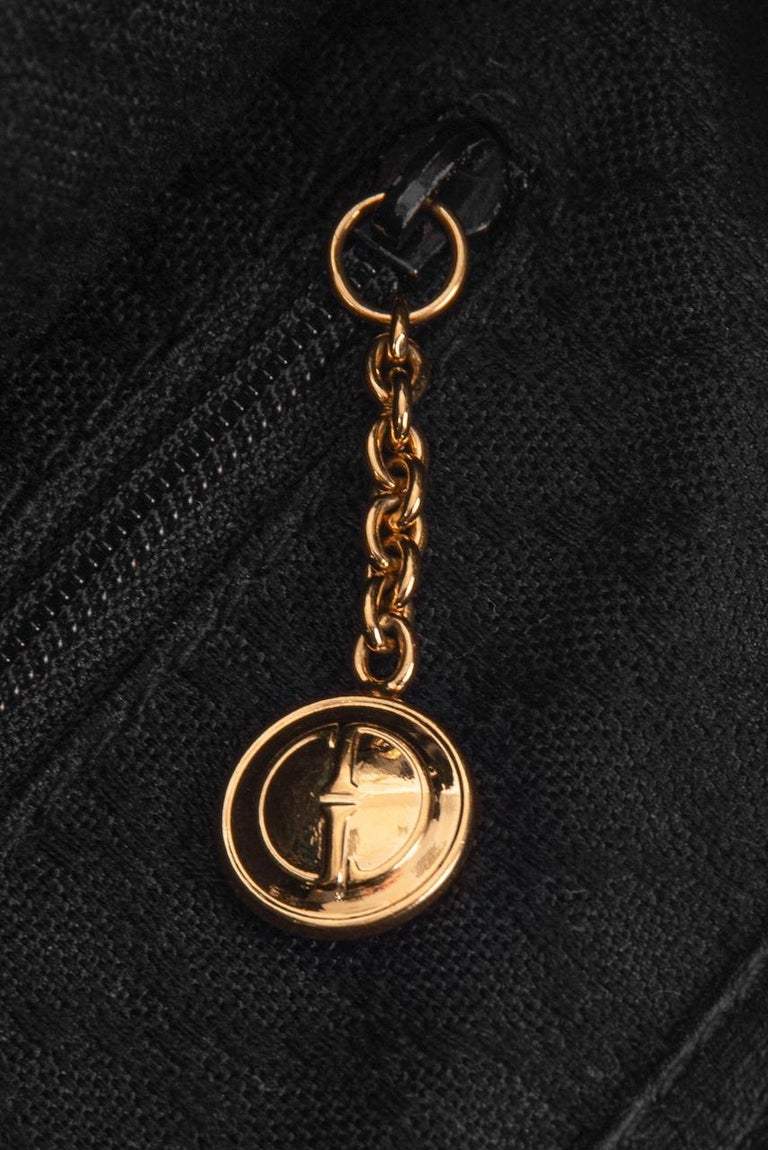 GUCCI by Tom Ford Fall 1994 Documented Small Black Patent Bamboo ...