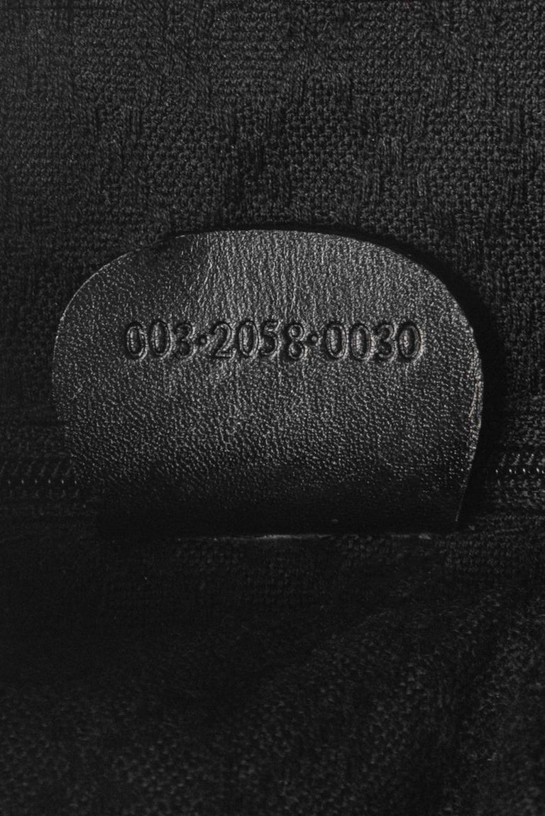 GUCCI by Tom Ford Fall 1994 Documented Small Black Patent Bamboo ...