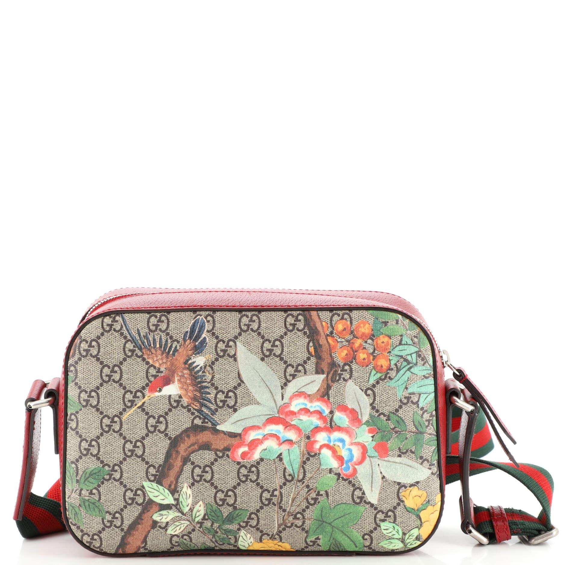 Gucci Camera Shoulder Bag Tian Print GG Coated Canvas Medium at 1stDibs | gucci tian wallpaper
