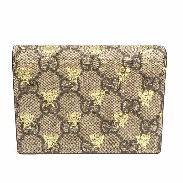 GUCCI compact Wallet Bee Folded wallet at 1stDibs