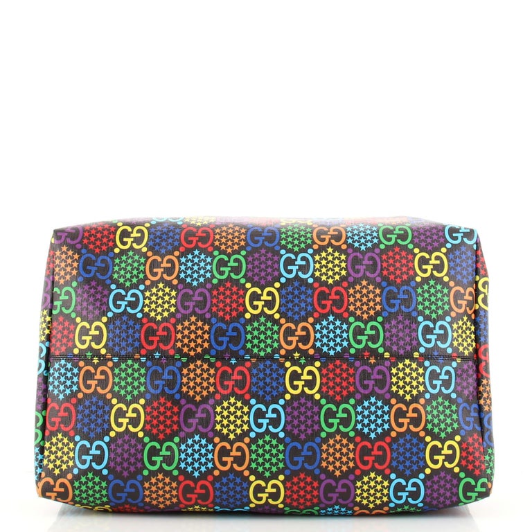 Gucci Convertible Duffle Backpack Psychedelic Print GG Coated Canvas ...