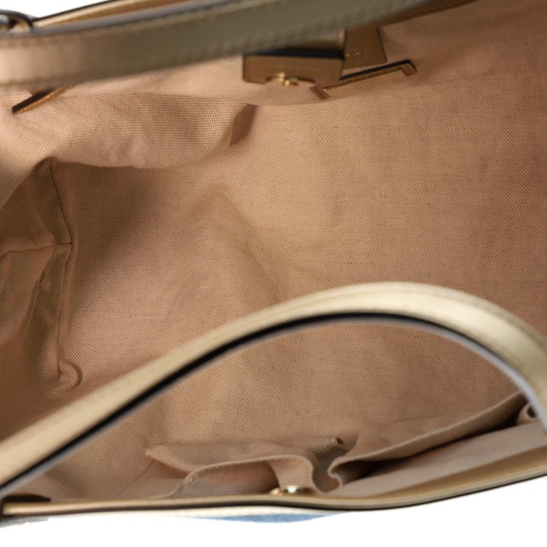 Gucci Craft Tote Denim Medium For Sale at 1stDibs