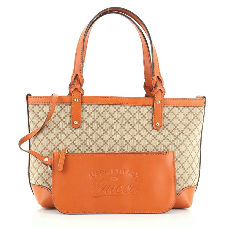 Gucci Craft Tote Diamante Canvas Small at 1stDibs