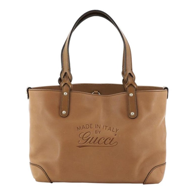 Gucci Craft Tote Leather Small at 1stDibs