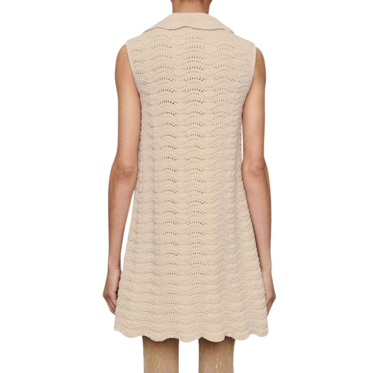 Gucci Crochet-knit Cotton Dress Small For Sale at 1stDibs | gucci ...