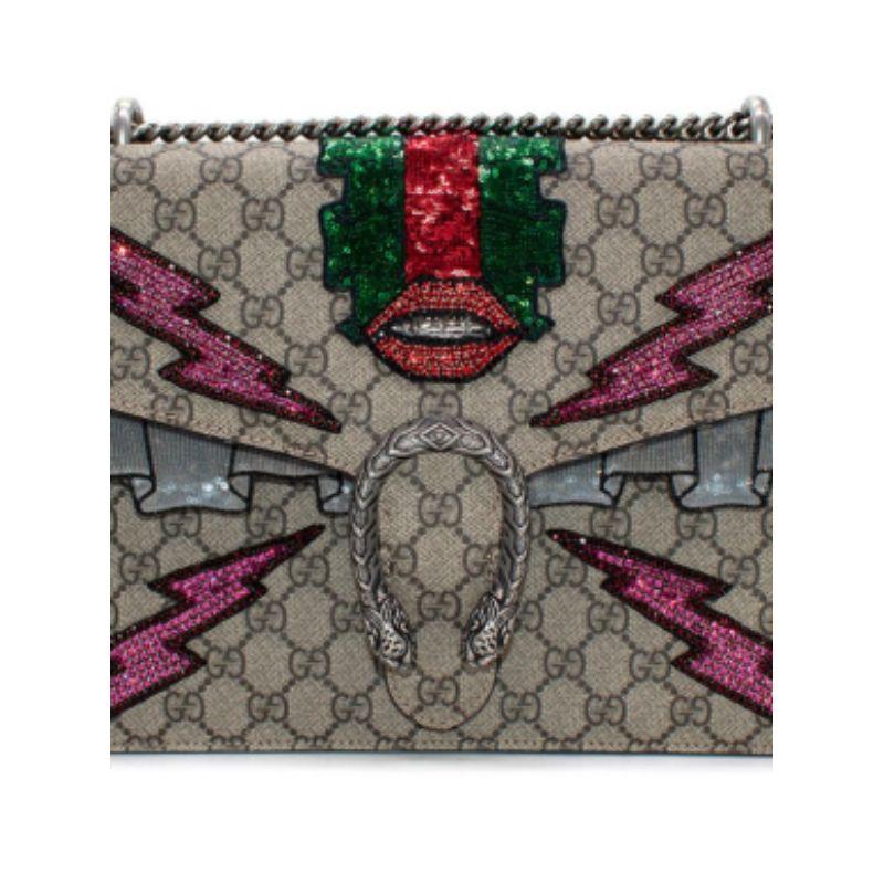 Gucci Crystal Embellished Supreme Medium Dionysus For Sale at 1stDibs