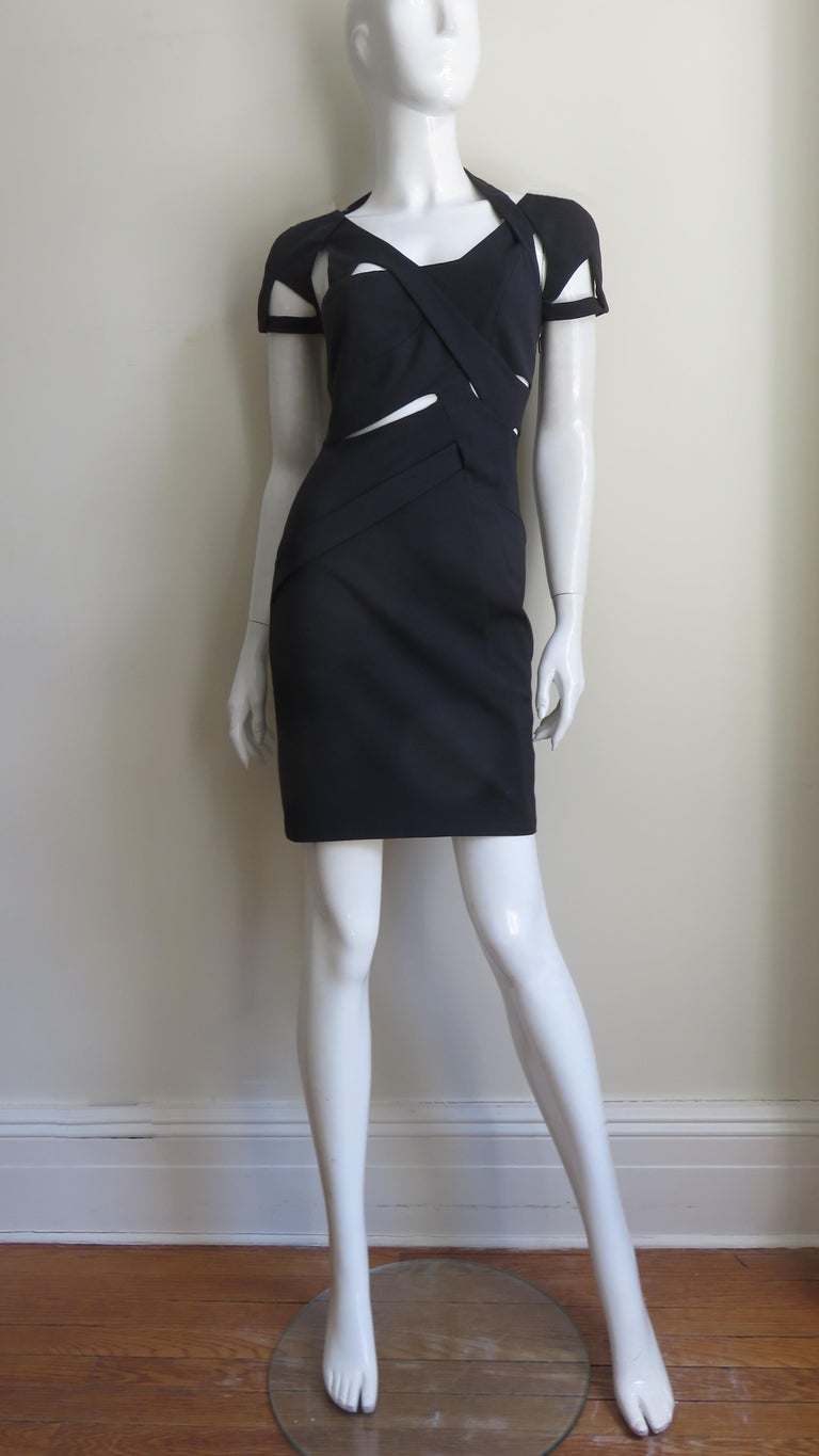 Gucci Cut out Bodycon Dress S/S 2010 For Sale at 1stDibs