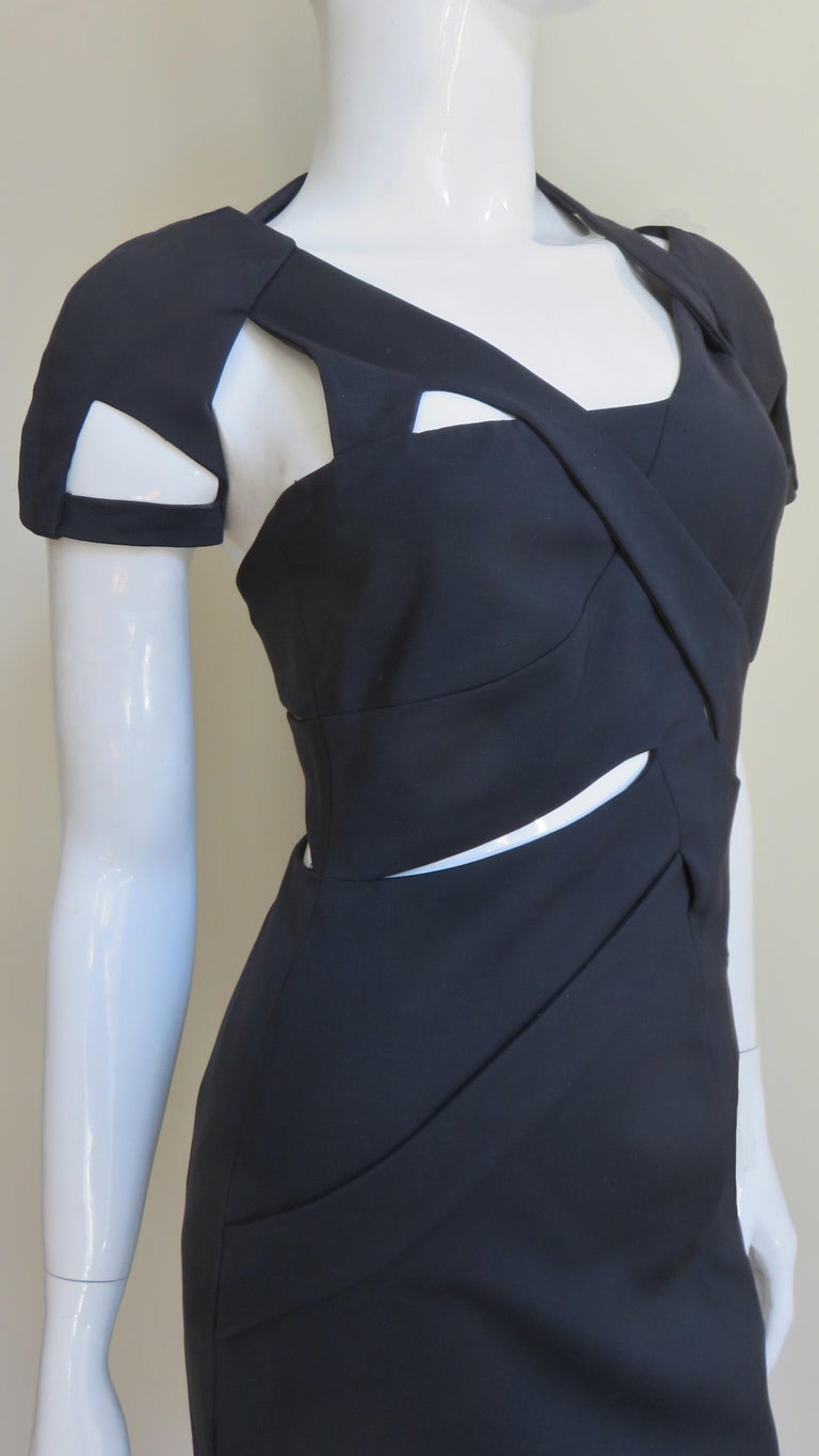 Gucci Cut out Bodycon Dress S/S 2010 For Sale at 1stDibs