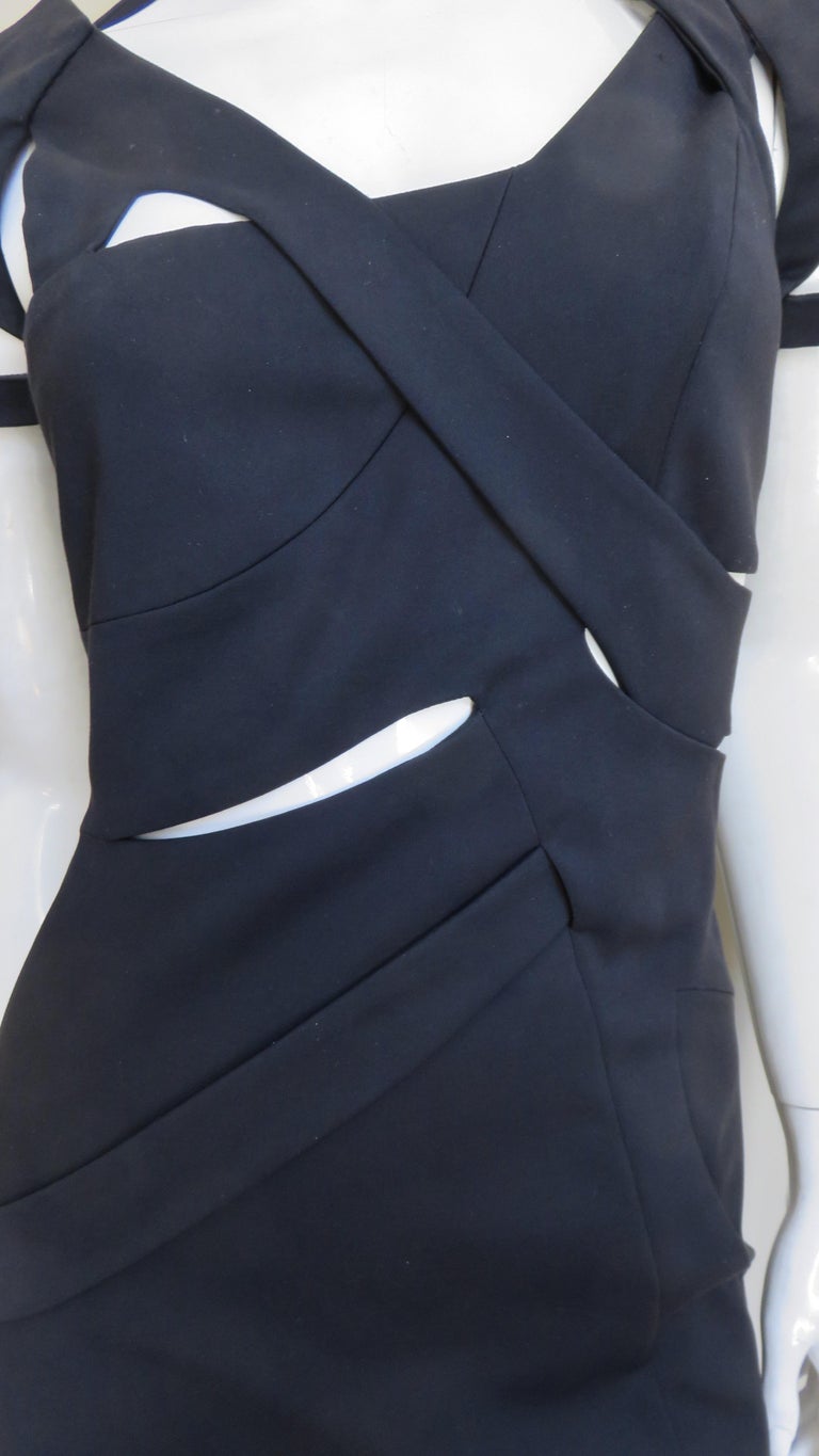 Gucci Cut out Bodycon Dress S/S 2010 For Sale at 1stDibs