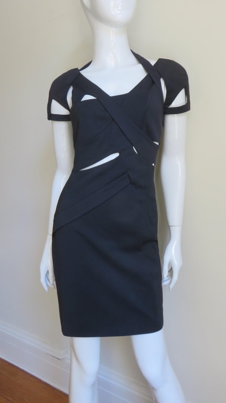 Gucci Cut out Bodycon Dress S/S 2010 For Sale at 1stDibs