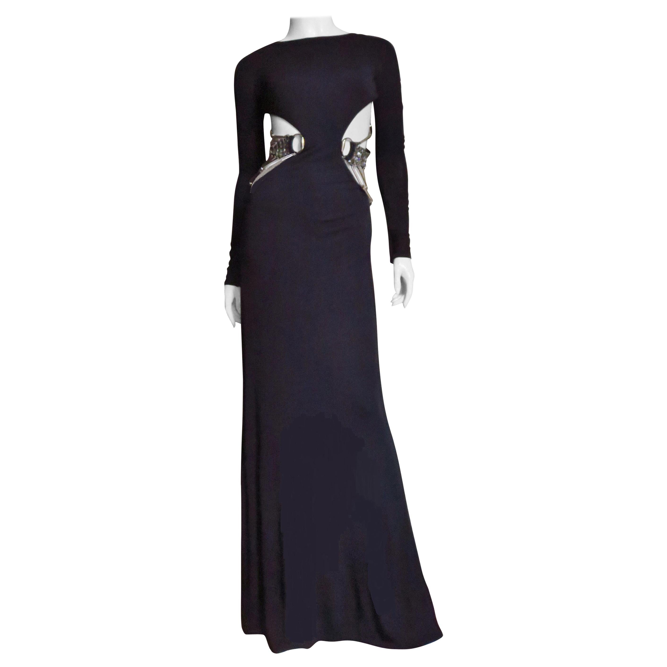 Gucci New Silk Dress with Cut outs and Hardware For Sale at 1stDibs ...