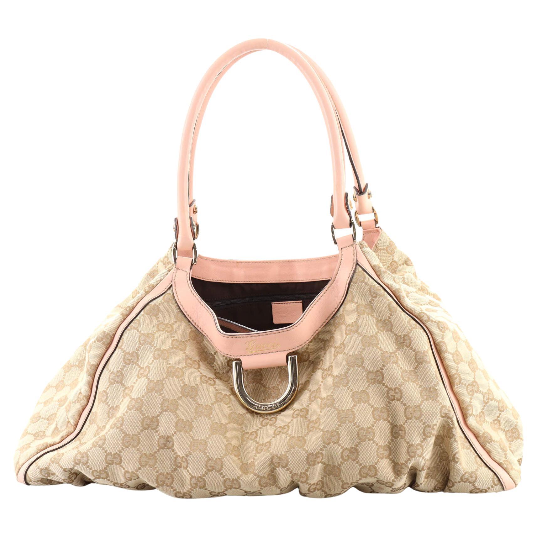 Gucci Sherry Supreme Monogram Web Large Shopper 868883 Beige Coated ...