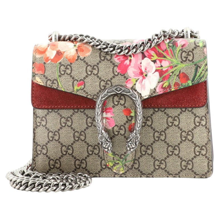Gucci Dionysus Bag Blooms Print GG Coated Canvas Mini For Sale at 1stDibs