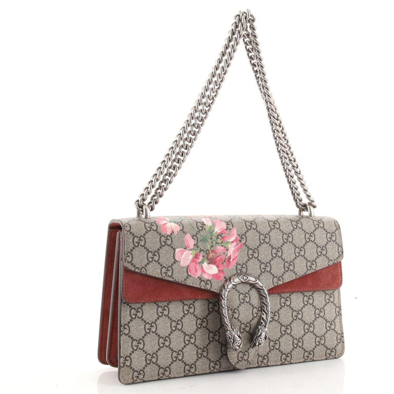 Gucci Dionysus Bag Blooms Print GG Coated Canvas Small For Sale at 1stDibs