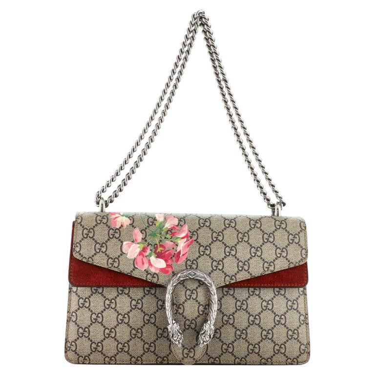 Gucci Dionysus Bag Blooms Print GG Coated Canvas Small For Sale at 1stDibs