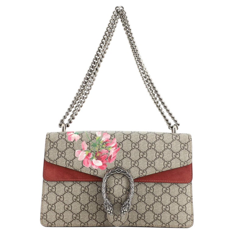Gucci Dionysus Bag Blooms Print GG Coated Canvas Small For Sale at 1stDibs