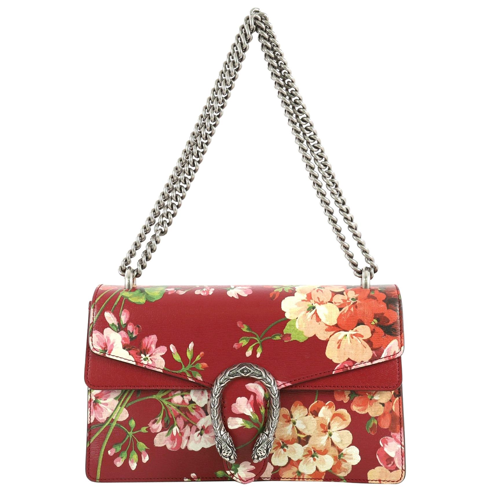Gucci Dionysus Bag Blooms Print Leather Small at 1stDibs