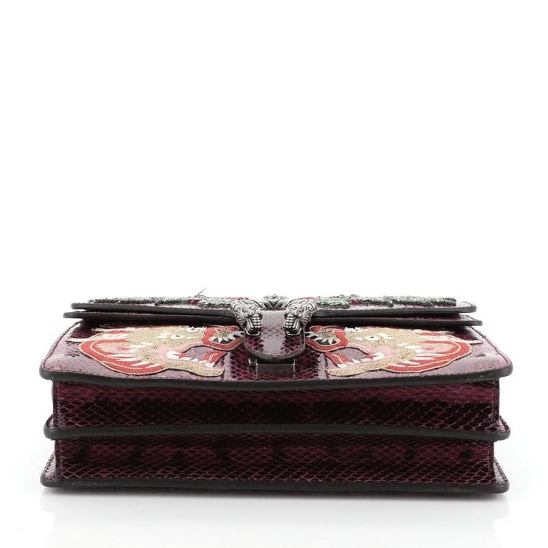 Gucci Dionysus Bag Embellished Python Medium at 1stDibs