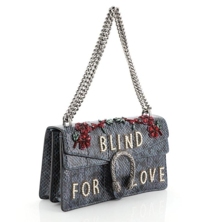 Gucci Dionysus Bag Embellished Python Small at 1stDibs