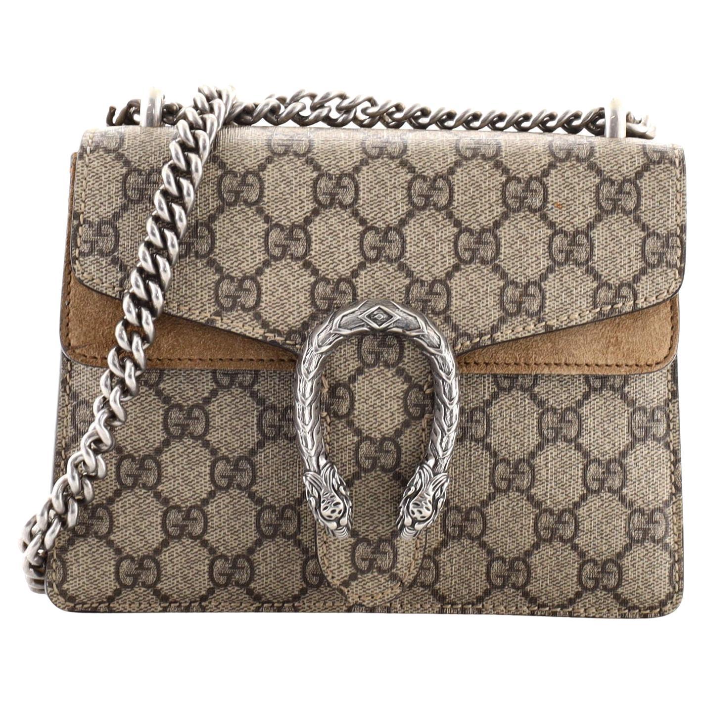 Gucci Dionysus Bag GG Coated Canvas Mini at 1stDibs