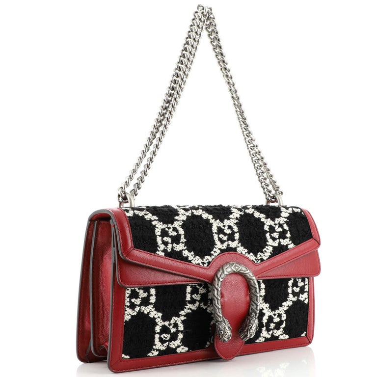 Gucci Dionysus Bag GG Tweed Small For Sale at 1stDibs