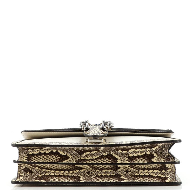 Gucci Dionysus Bag Leather with Python Small For Sale at 1stDibs